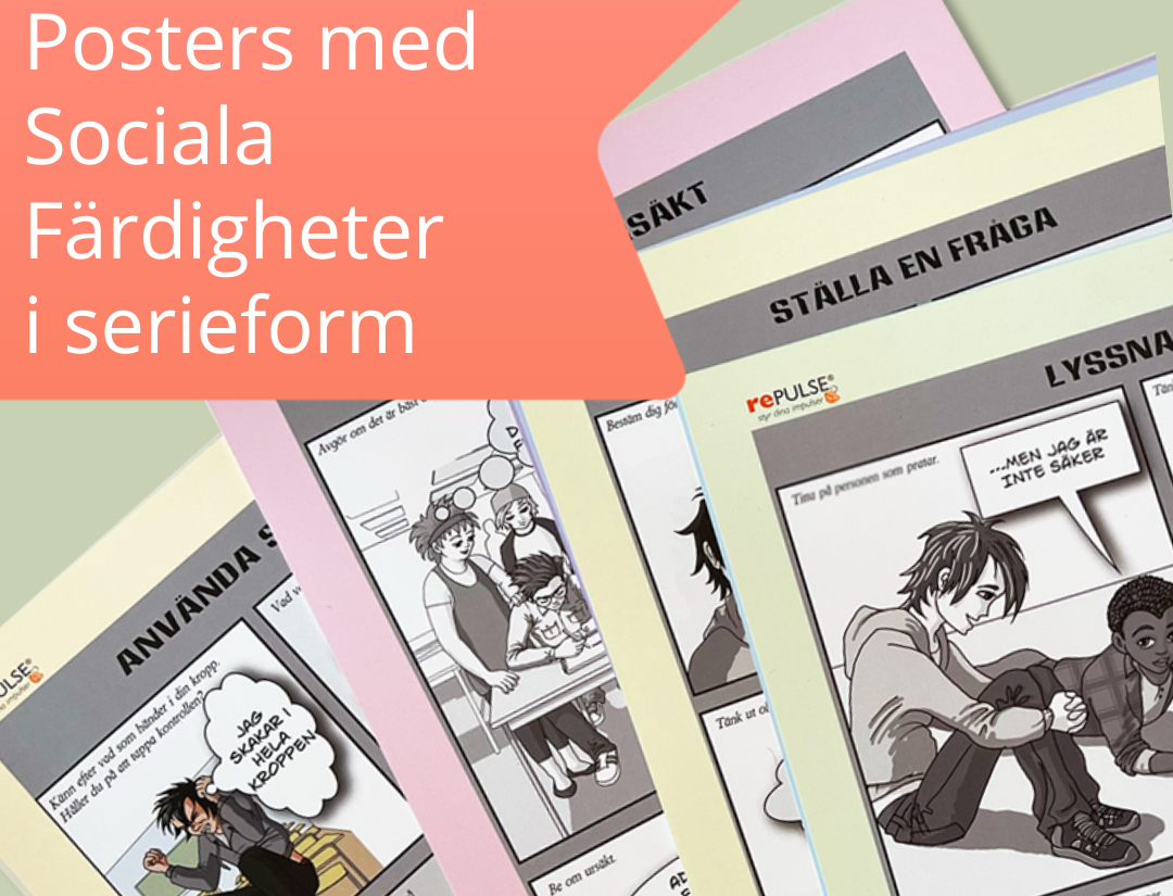 Sociala Färdigheter med text och bild i A4 format - rePULSE